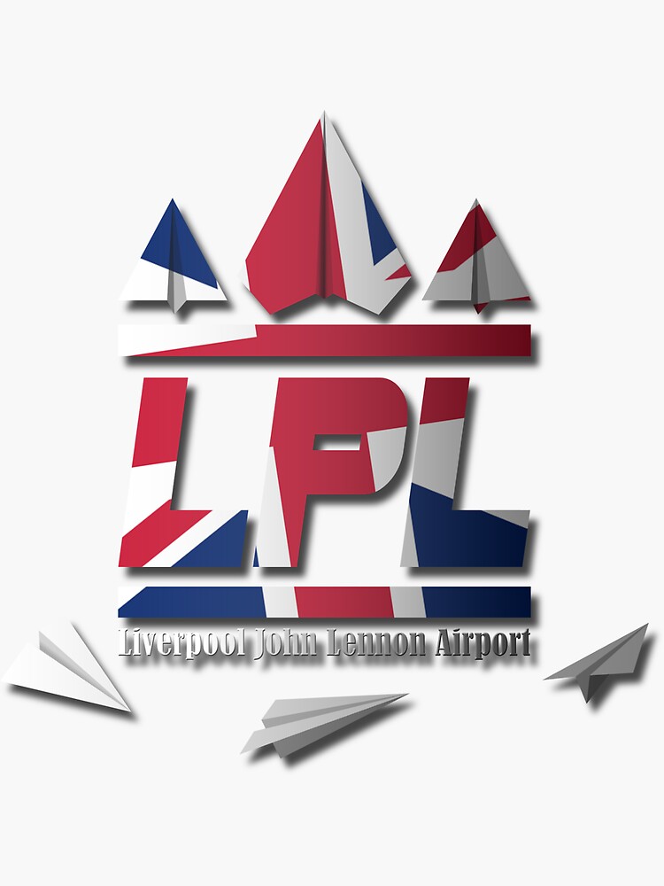 "Liverpool Airport Code" Sticker by AgileFega | Redbubble