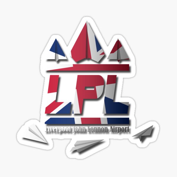 "Liverpool Airport Code" Sticker by AgileFega | Redbubble