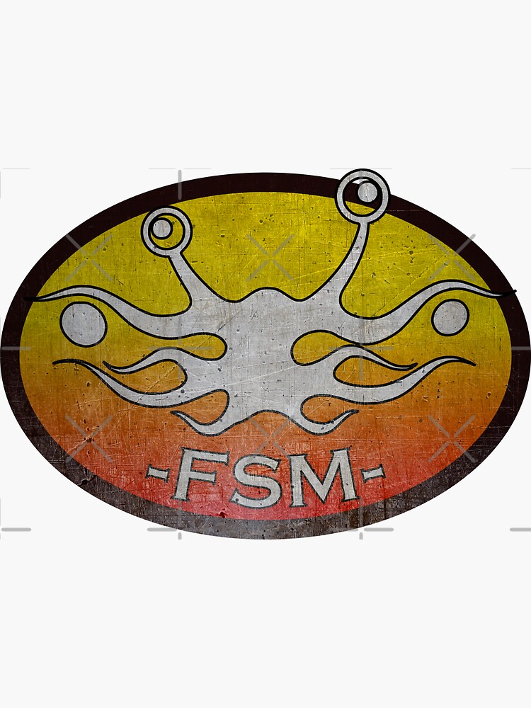 "Flying Spaghetti Monster logo - Vliegend Spaghettimonster logo ...