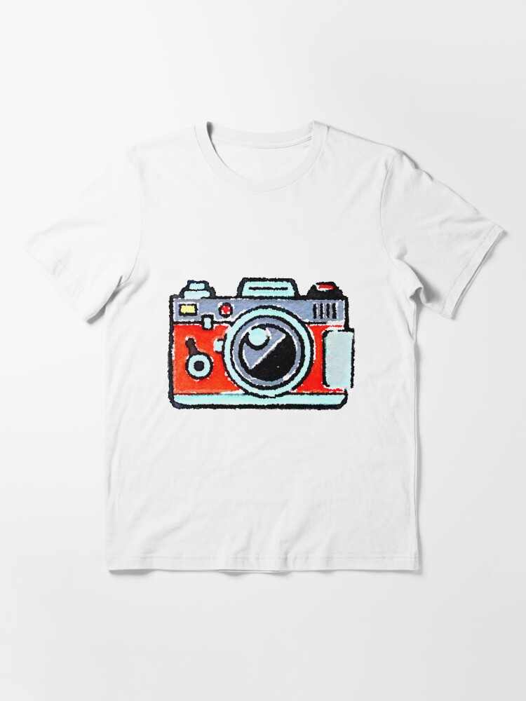 "Colourful Retro Camera" T-shirt by sillybanana | Redbubble | dslr t ...