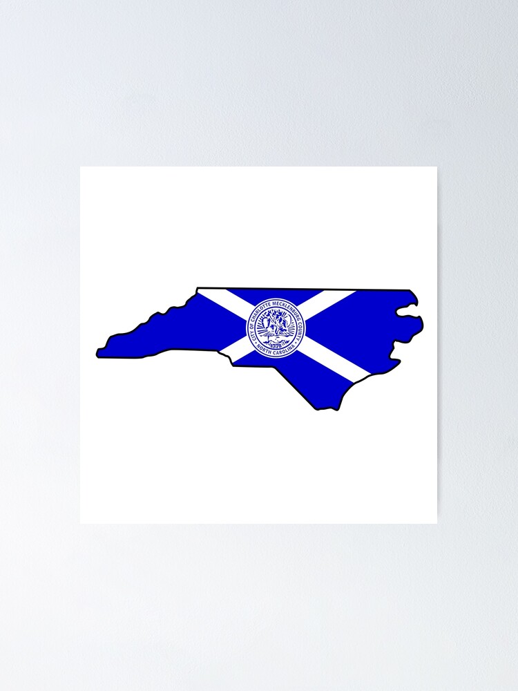 "Charlotte Flag North Carolina" Poster for Sale by StateSymbols | Redbubble