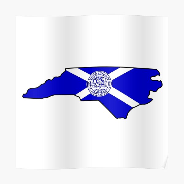 "Charlotte Flag North Carolina" Poster for Sale by StateSymbols | Redbubble