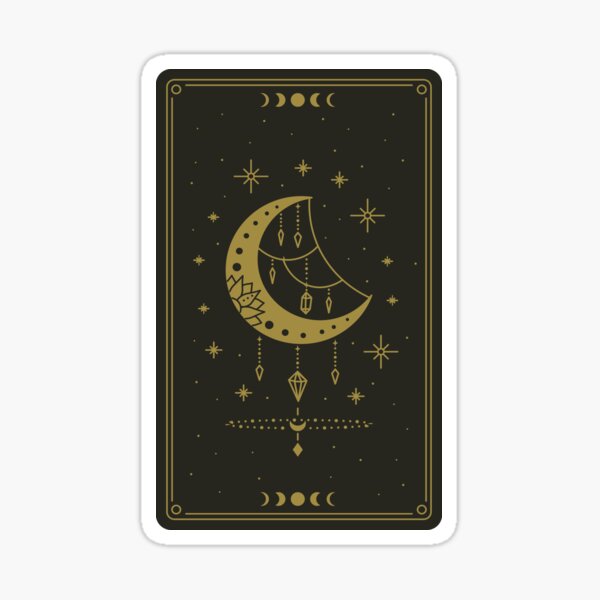 "Crescent Moon Talisman" Sticker for Sale by noveltiko | Redbubble