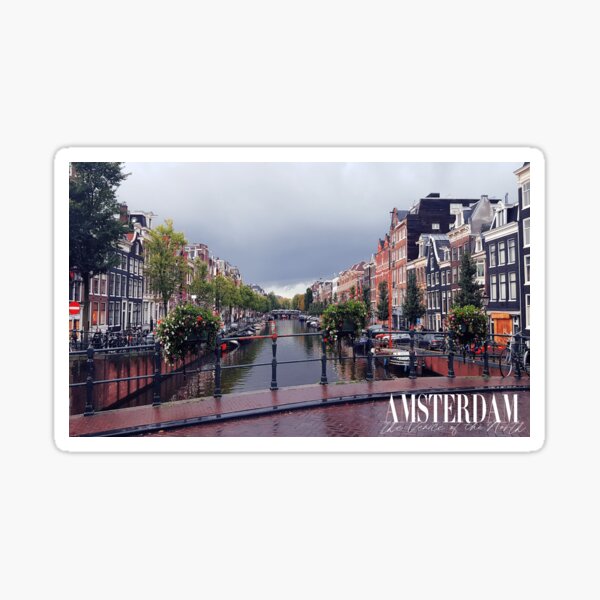 "Colorful Old Houses by the Canal, Amsterdam Skyline, the Netherlands ...