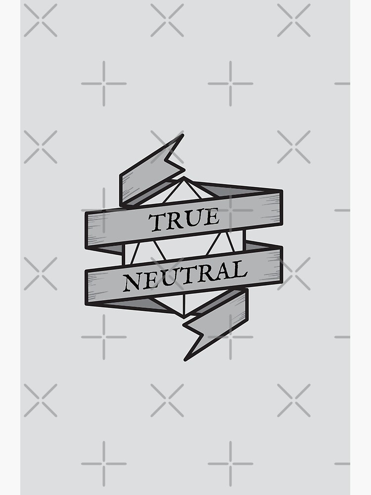 "D&D Alignment True Neutral (pastel version)" Poster for Sale by ...