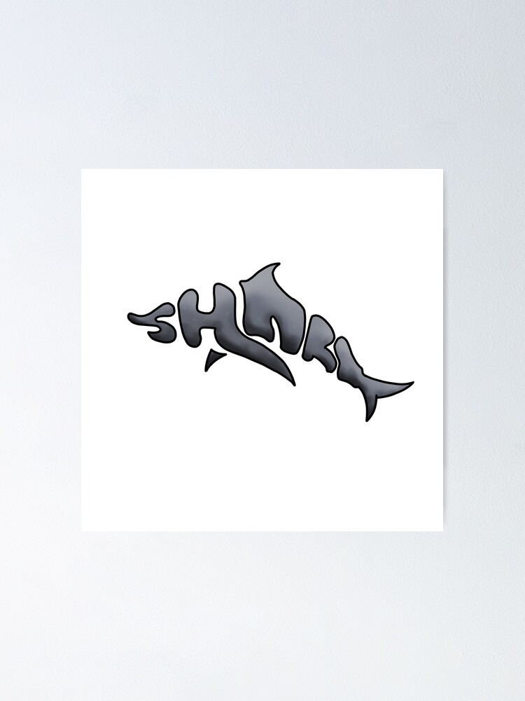 "Shark Graffiti" Poster for Sale by UrcornerStore | Redbubble