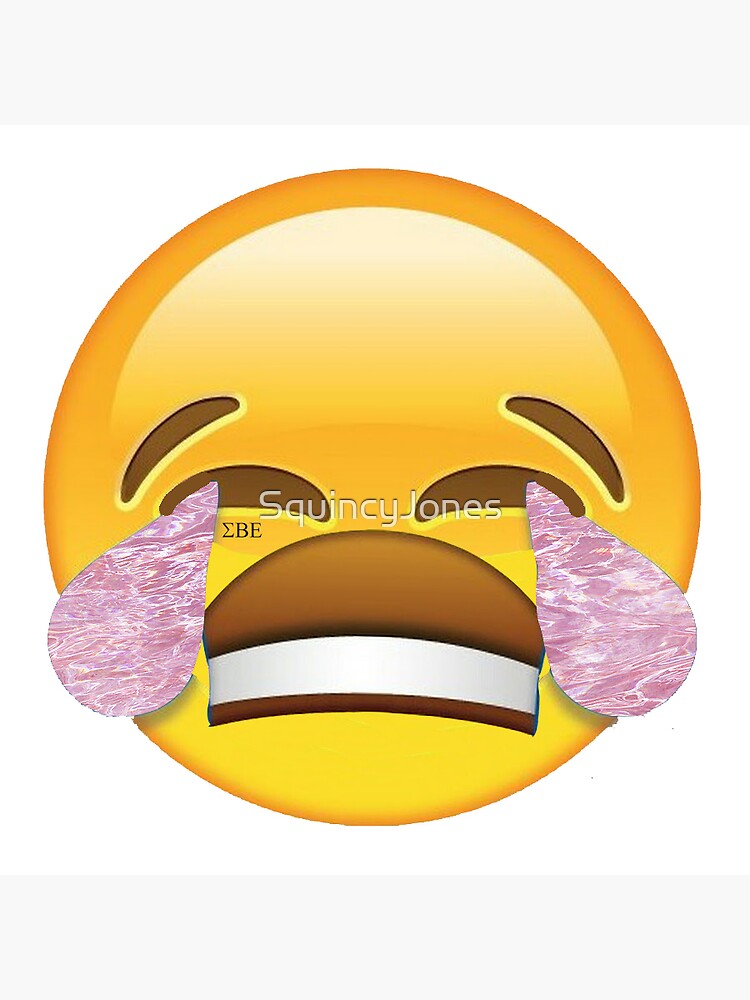 "CRYING SAD FACE EMOJI LEAN" Sticker for Sale by SquincyJones | Redbubble