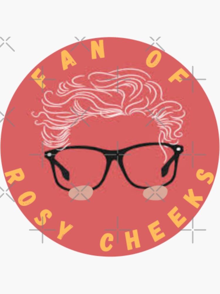 "Rosy Cheeks (Max Fosh Youtuber)" Sticker for Sale by Global-Calming ...