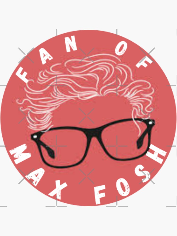 "Rosy Cheeks (Max Fosh Youtuber)" Sticker by Global-Calming | Redbubble