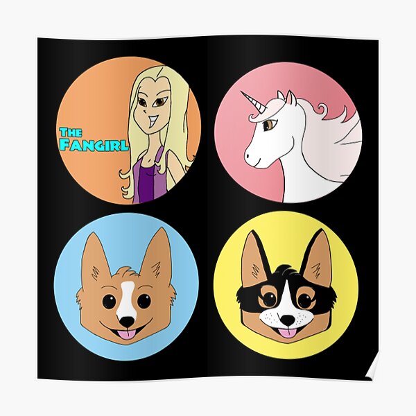 "The Fangirl The Fanily Icon Circles" Poster for Sale by OpalRamirez ...