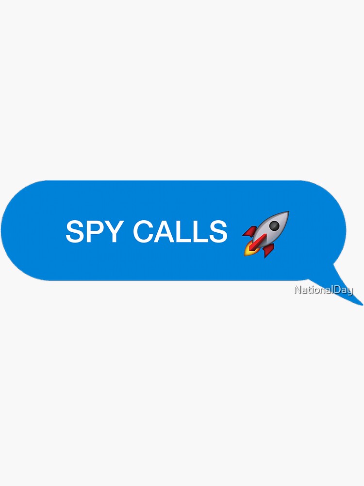 "SPY Calls" Sticker by NationalDay | Redbubble
