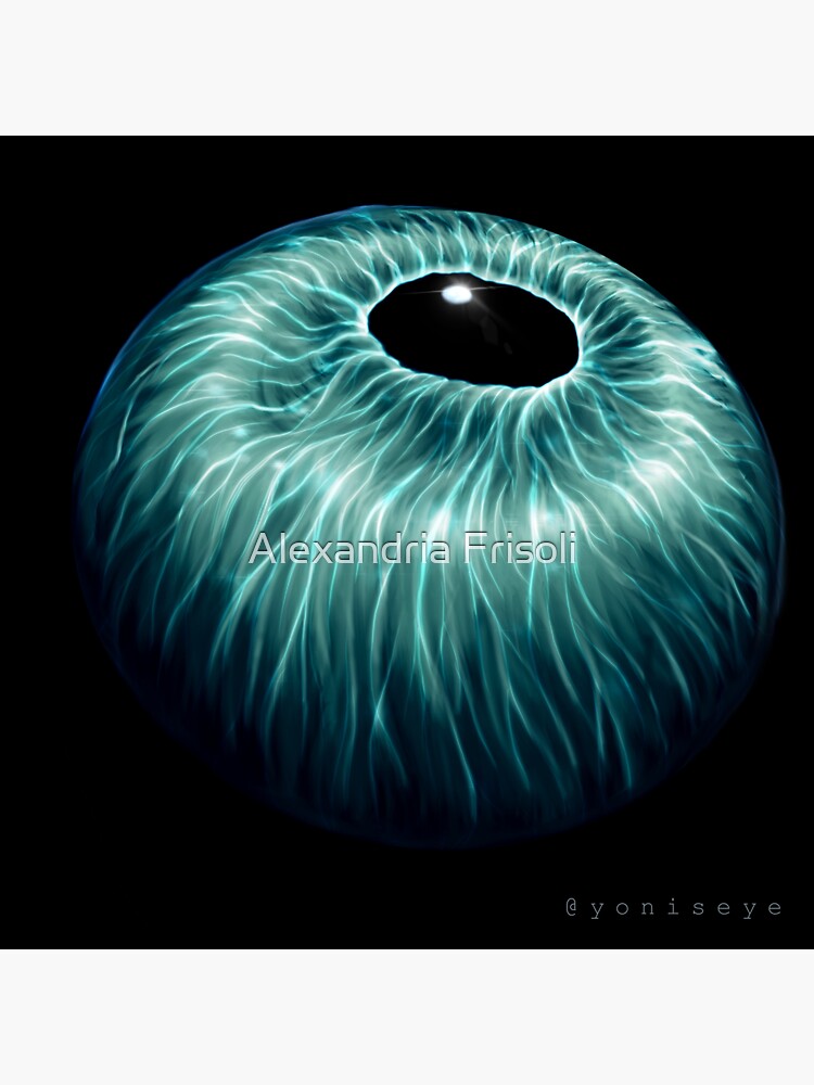 "Rivers & Mountains | Yoniseye | Yoni's Eye" Sticker by coloringskies ...