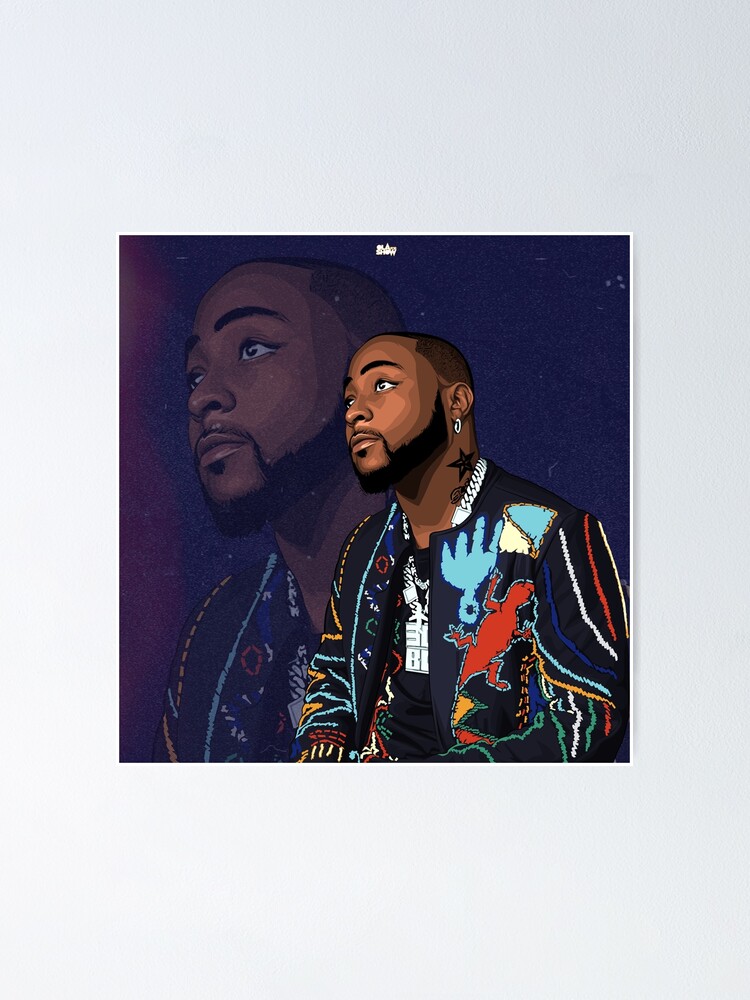 "DAVIDO" Poster for Sale by olaforshow | Redbubble
