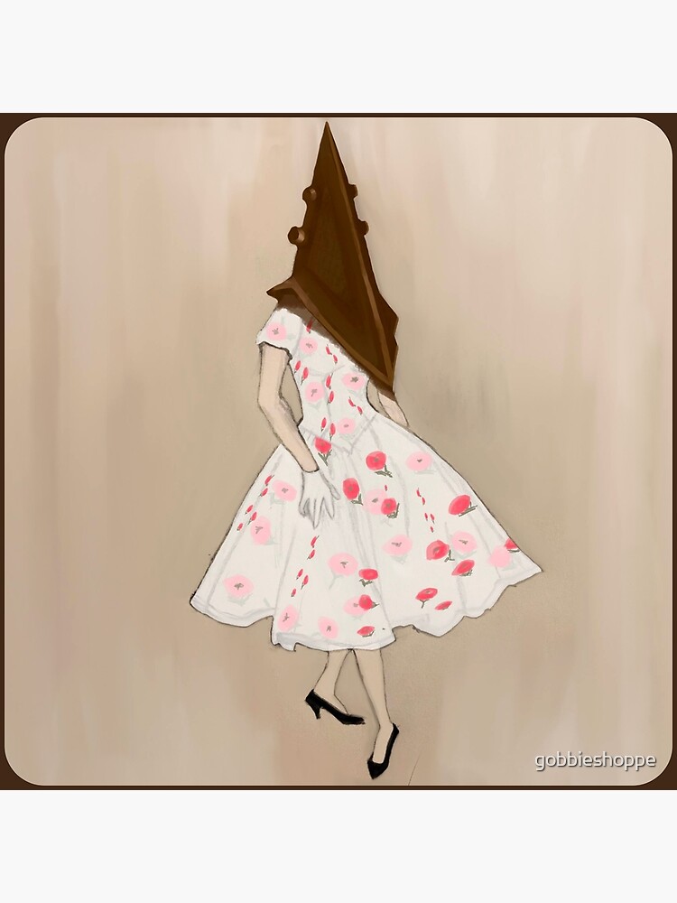 "Lady Pyramid Head Vintage Style Survival Horror Beauty" Art Print for ...