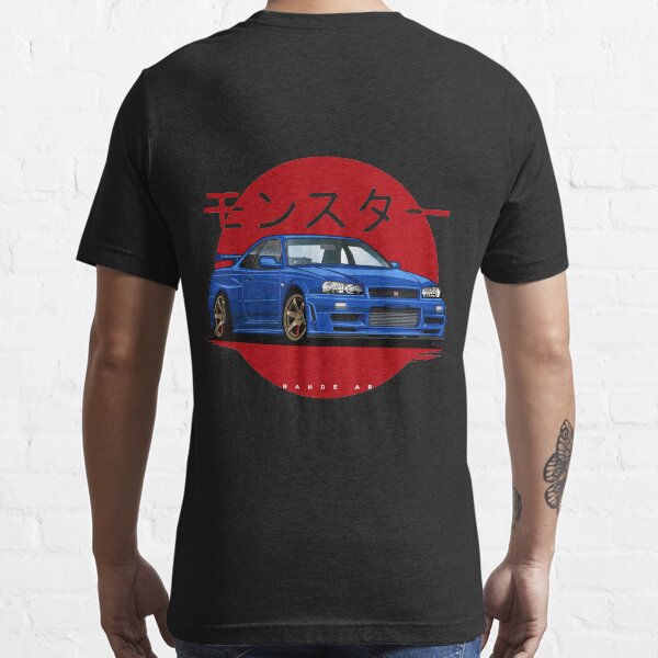 "Nissan Skyline R34 GT-R" T-shirt for Sale by -GrandeArt- | Redbubble ...