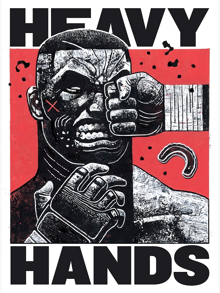 "Heavy Hands graphic by Gian Galang" Poster by Heavy-Hands | Redbubble