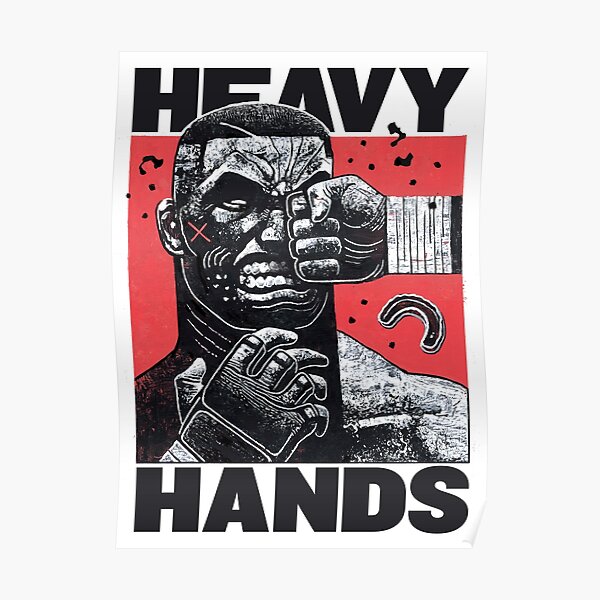 "Heavy Hands graphic by Gian Galang" Poster by Heavy-Hands | Redbubble