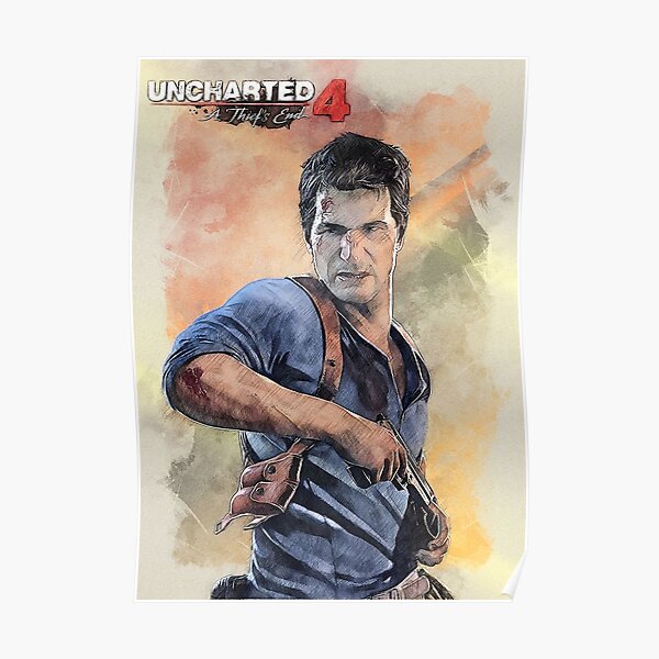 "Uncharted Nathan Drakes" Poster for Sale by SeanArtDecor | Redbubble