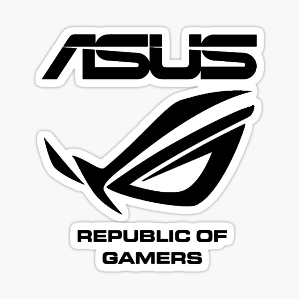 "GAMING-ROG Logo 3D asus" Sticker for Sale by cedricstark | Redbubble