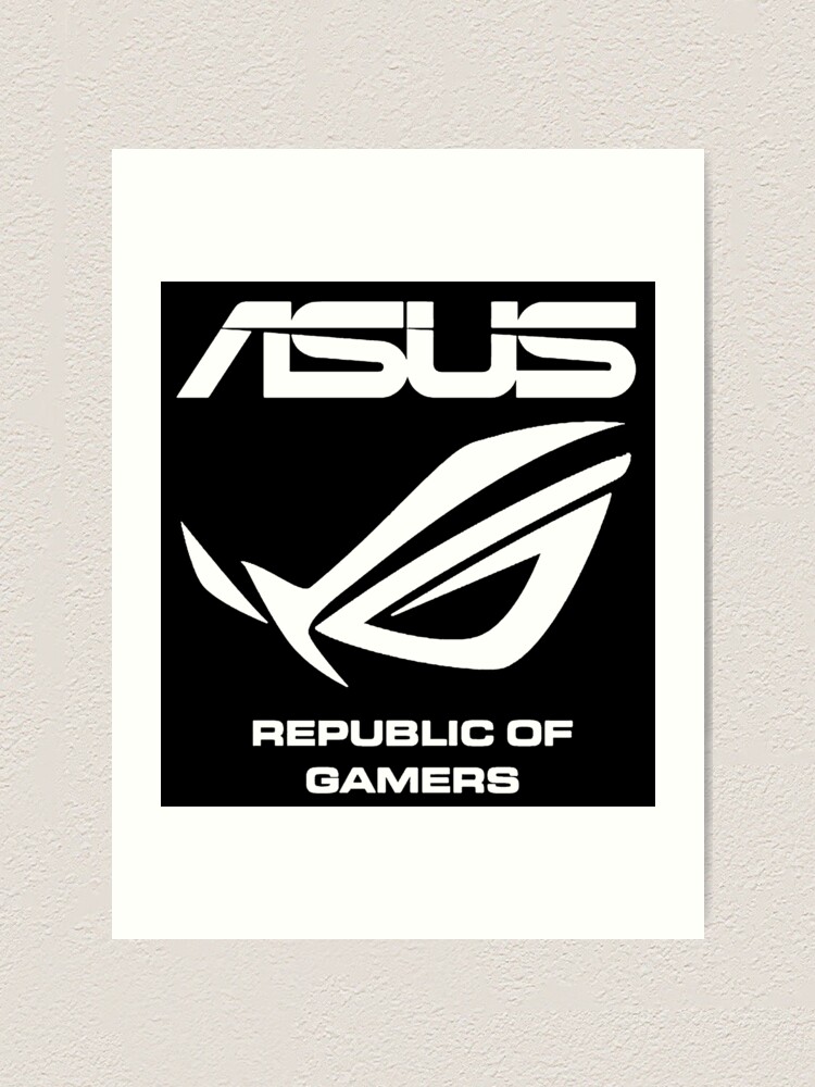 "GAMING-ROG Logo 3D asus" Art Print for Sale by cedricstark | Redbubble