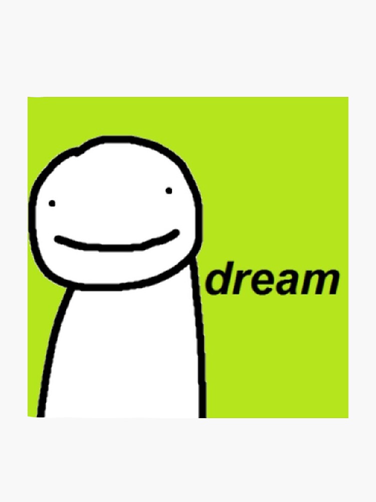 "dream minecraft smp sticker, hoodie and t-shirt" Sticker for Sale by ...