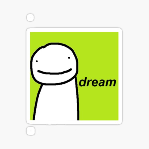 "dream minecraft smp sticker, hoodie and t-shirt" Sticker for Sale by ...