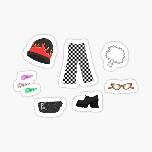 "Indie Alt Kid Starter Pack" Sticker for Sale by 1604techni | Redbubble