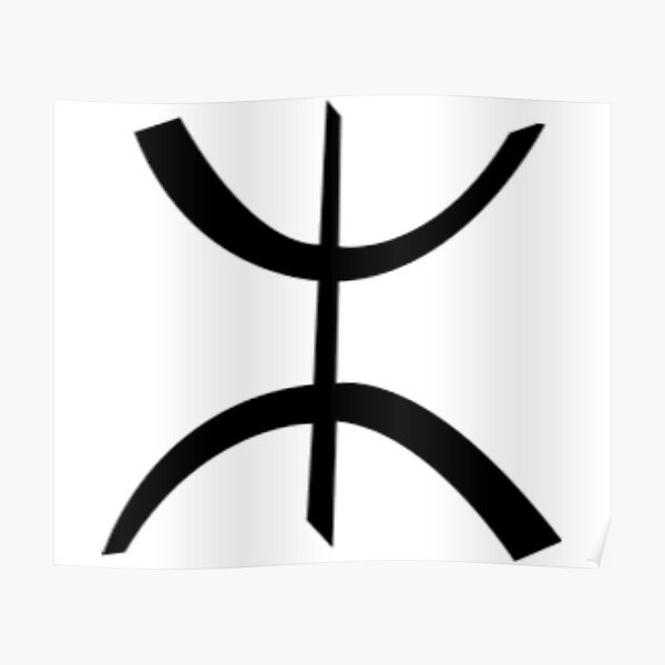 "amazigh symbol, berber symbol" Poster for Sale by KTCHNSTHOUGHTS ...