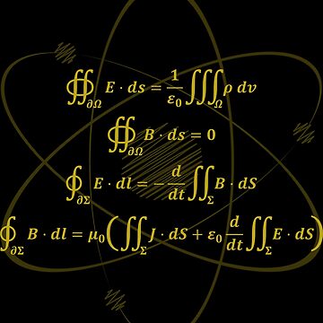 "Maxwell equations" Sticker for Sale by Keno185 | Redbubble