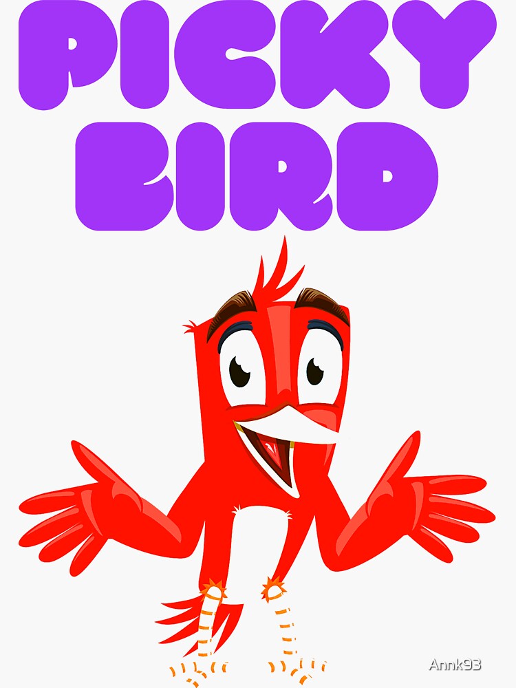 "picky bird grain" Sticker for Sale by Annk93 | Redbubble