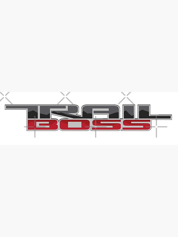 "Trail Boss Logo" Photographic Print for Sale by bdallen16 | Redbubble