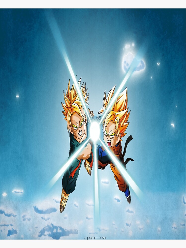 "Trunks and Son Goten" Poster by scream1212 | Redbubble