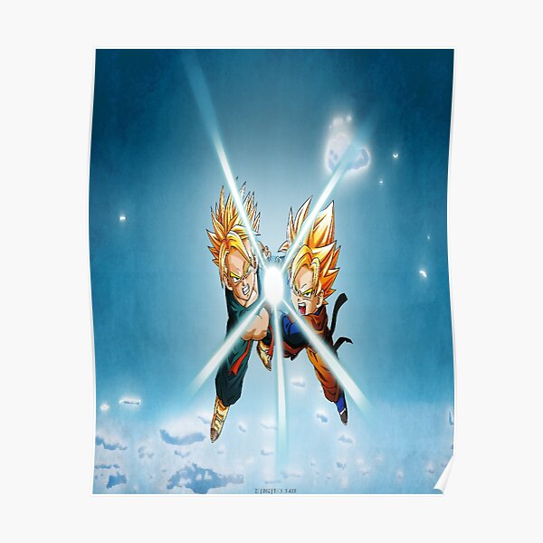 "Trunks and Son Goten" Poster by scream1212 | Redbubble