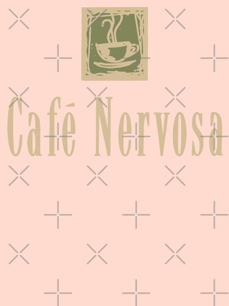 "Cafe Nervosa sign – Frasier, Seattle" Pullover Hoodie for Sale by ...