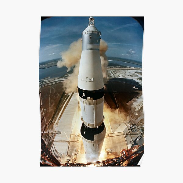 "Apollo 11 Launch Tower Camera" Poster for Sale by Star-Citizen | Redbubble