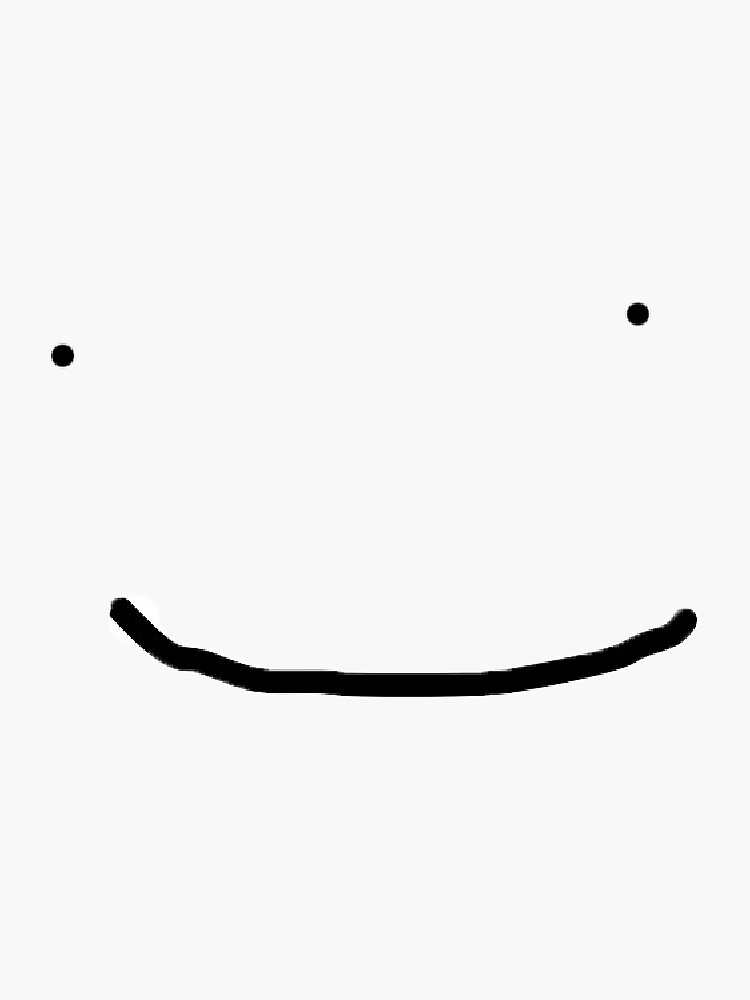 "dream minecraft youtube and twitch face sticker " Sticker for Sale by ...