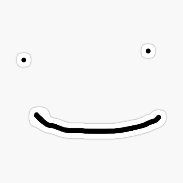 "dream minecraft youtube and twitch face sticker " Sticker for Sale by ...