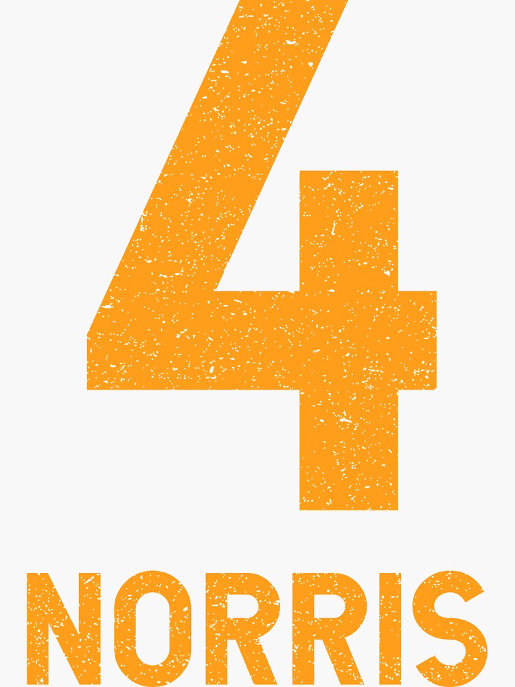 "Norris 4 retro style logo, with grunge texture" Sticker for Sale by ...
