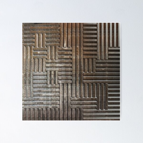 "Brutalist Surface" Poster for Sale by Aaron Kinzer | Redbubble