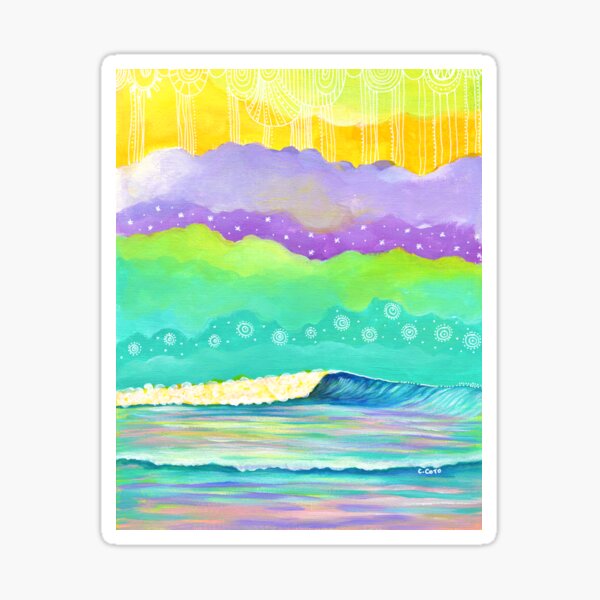 "Sun Rays" Sticker by carocoto | Redbubble