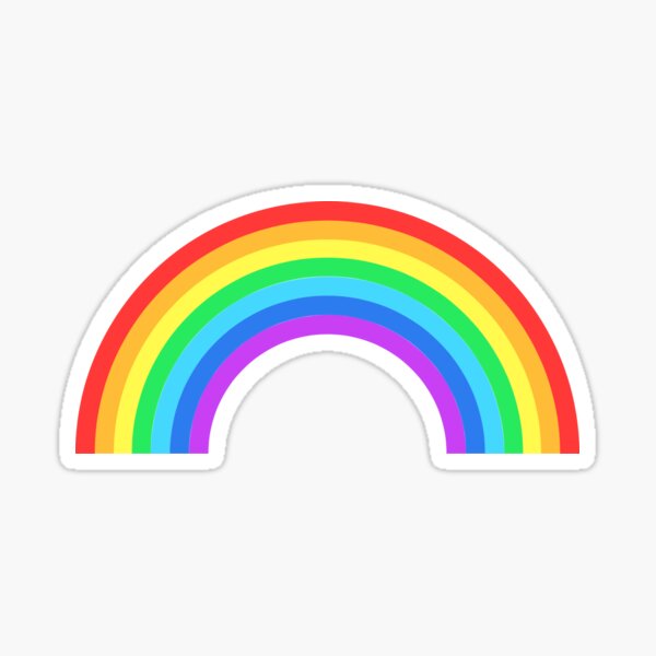 "Rainbow Pride LGBT" Sticker for Sale by Msmelaniedesign | Redbubble