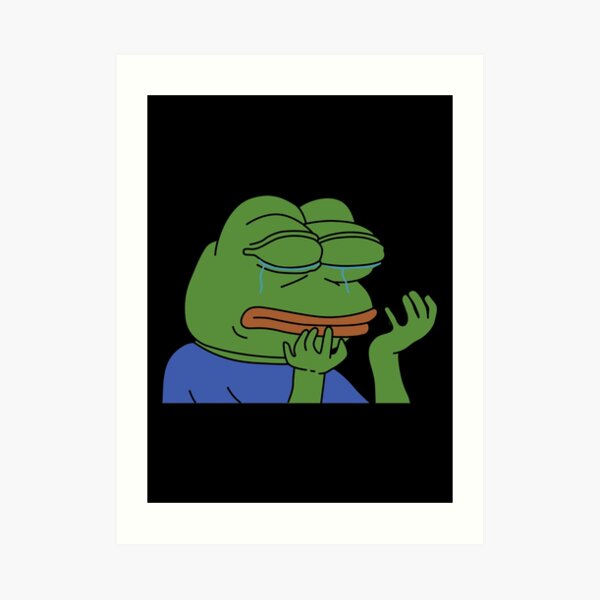"PepeHands Emote High Quality" Art Print for Sale by SimplyNewDesign ...