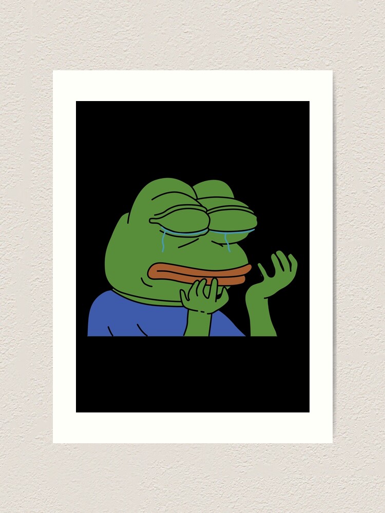 "PepeHands Emote High Quality" Art Print for Sale by SimplyNewDesign ...