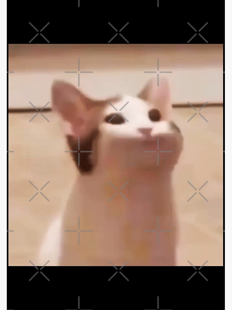 "Popping Cat - Pop CAT Meme" Art Print by MemeStan | Redbubble