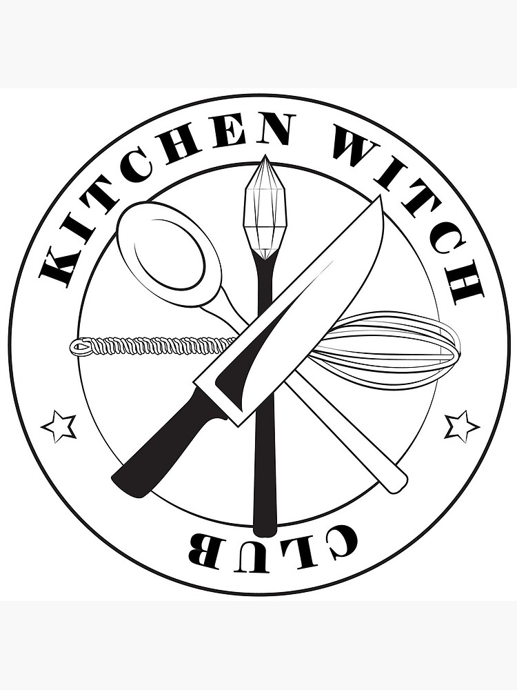 "Kitchen Witch Club Logo" Art Print for Sale by sweaterjerk | Redbubble