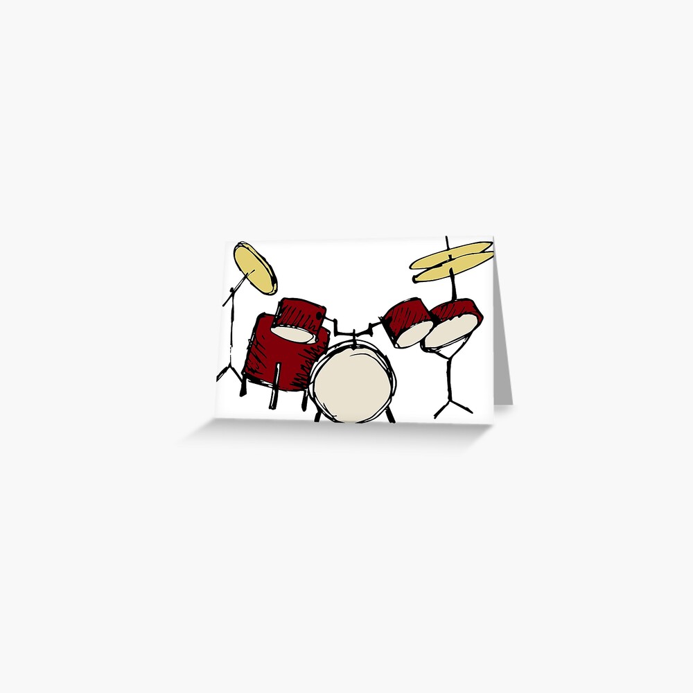 "Drums" Sticker for Sale by nicicky | Redbubble