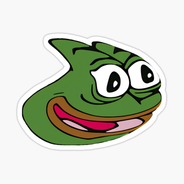 "Pepega emote" Sticker by GamerClothing14 | Redbubble