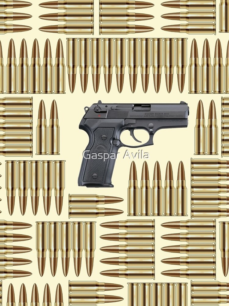 "Gun and bullets" iPhone Case for Sale by Gaspar Avila | Redbubble