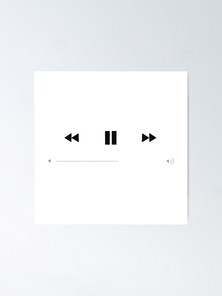 "Music Player" Poster for Sale by Zetsmo | Redbubble