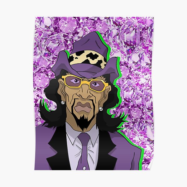 "A Pimp Named Slickback Boondocks Shirt" Poster for Sale by Ariiiso ...